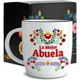 Triple Gifffted 'La Mejor Abuela' 13oz Ceramic Coffee Mug, Perfect Birthday/Mothers Day ...