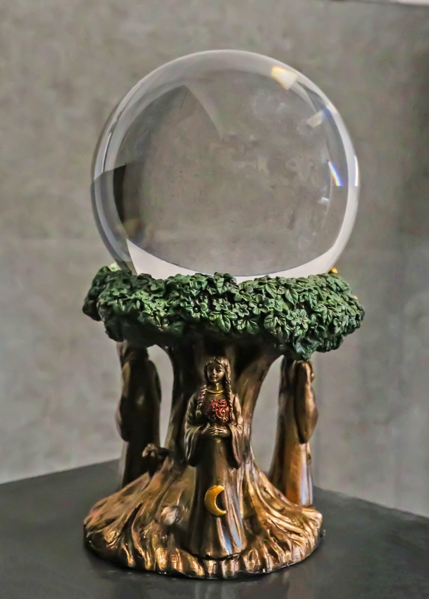 Triple Goddess Mother Maiden Crone With Celtic Tree Of Life Scrying ...