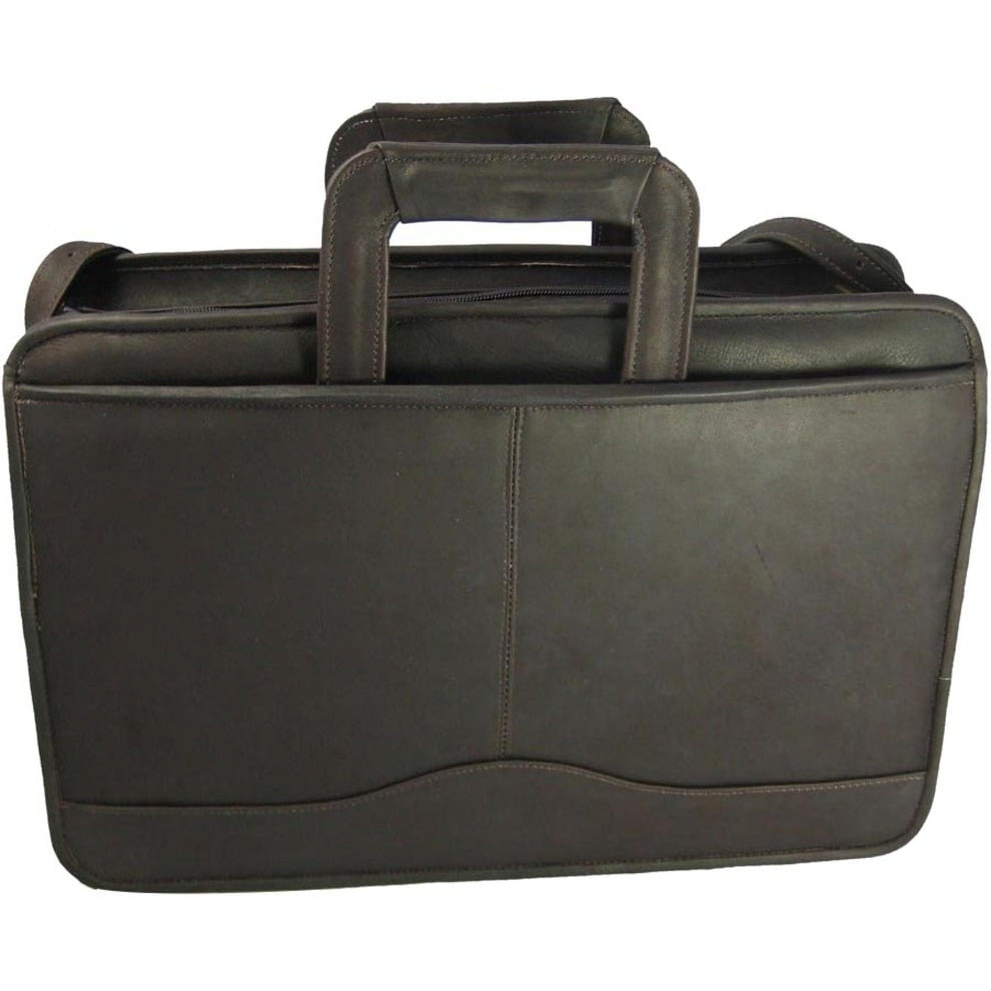 Triple Gusset Drop Handle Briefcase - Walmart.com