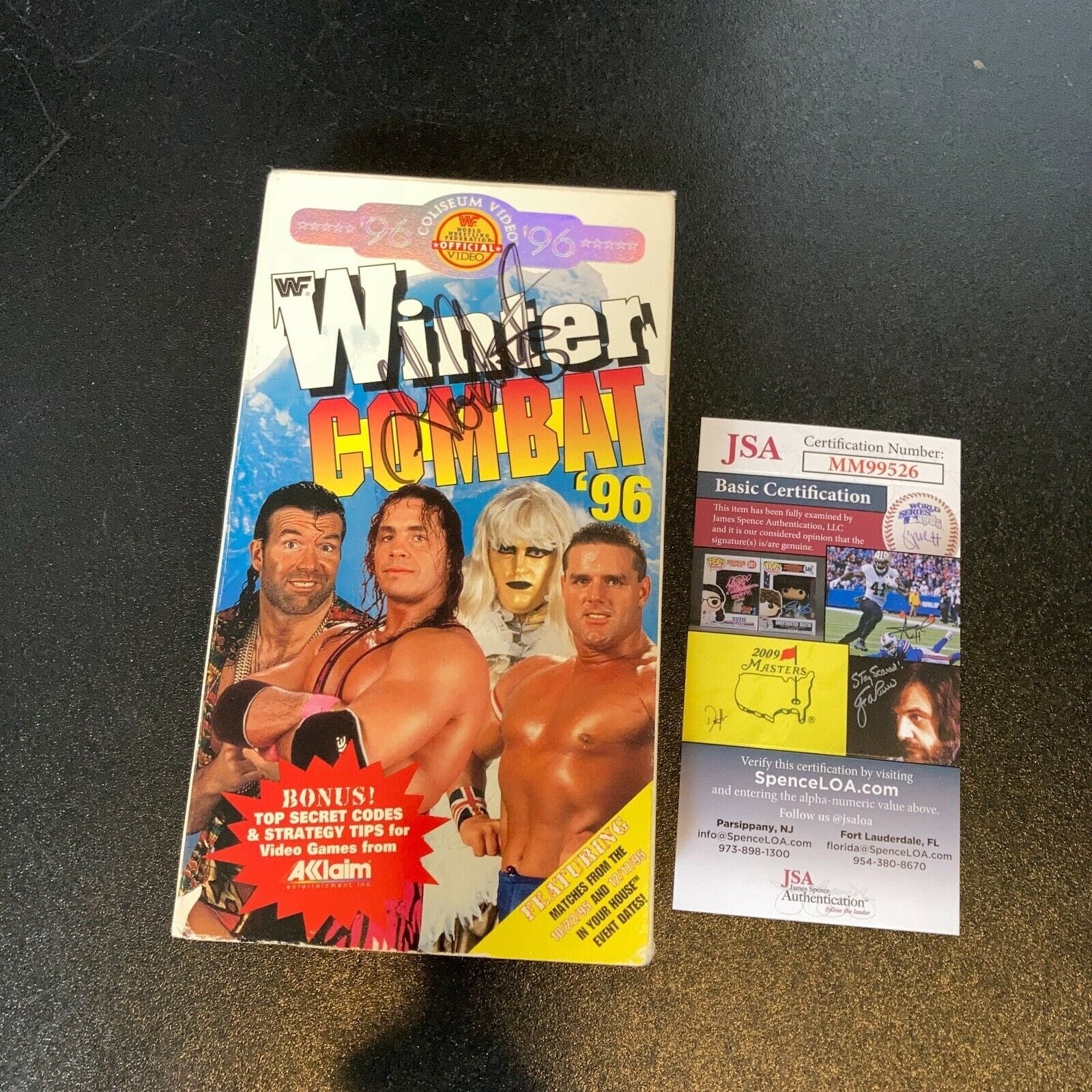 Triple H Gold Dust Signed Autographed Vintage ECW VHS Movie JSA COA ...