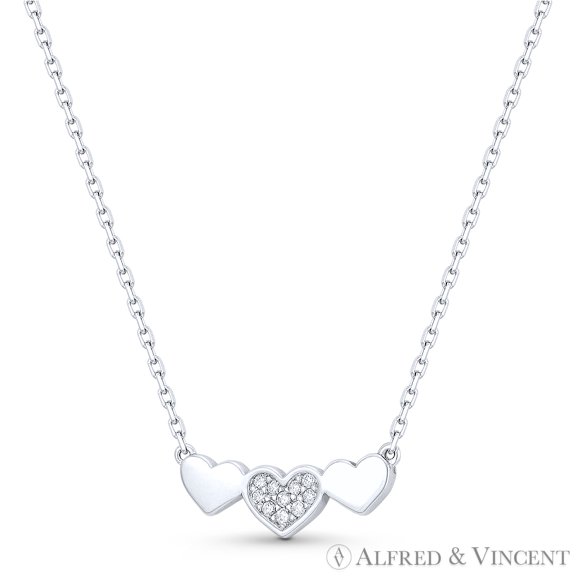 Initial Letter "Q" Cursive Script Cubic Zirconia CZ Crystal Pendant in ...