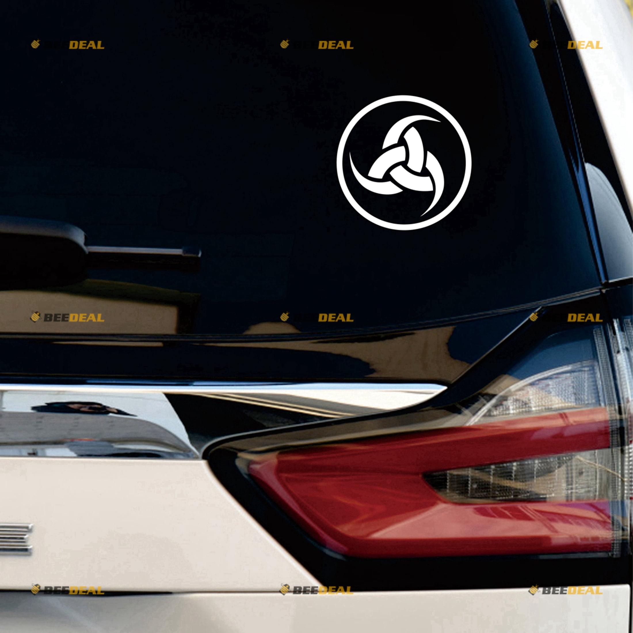 Triple Horn of Odin Sticker Decal Vinyl Norse Viking Round - 2 Pack ...