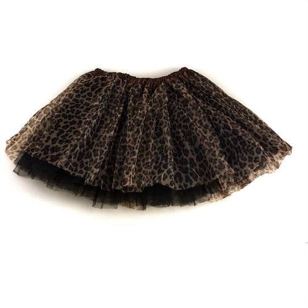 Triple-Layer Junior Size Tutu - Leopard Print - Walmart.com