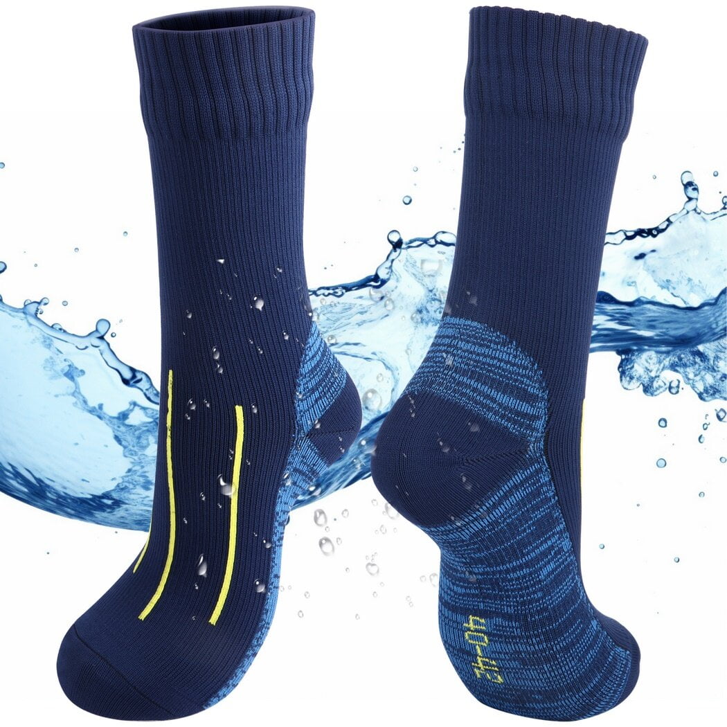 Triple-Layer Waterproof Socks, Unisex Breathable Socks with Reinforced ...