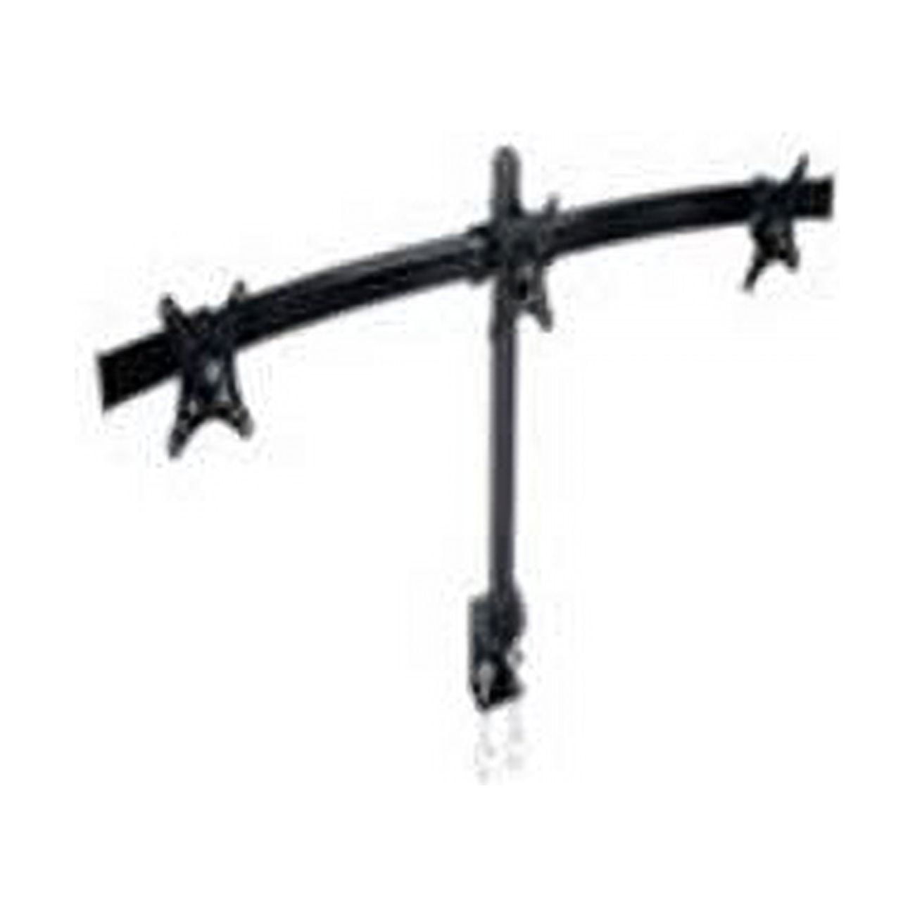 Triple Monitor Mount Screens Adjustable Tilt Swivel 360 Deg Rotation ...