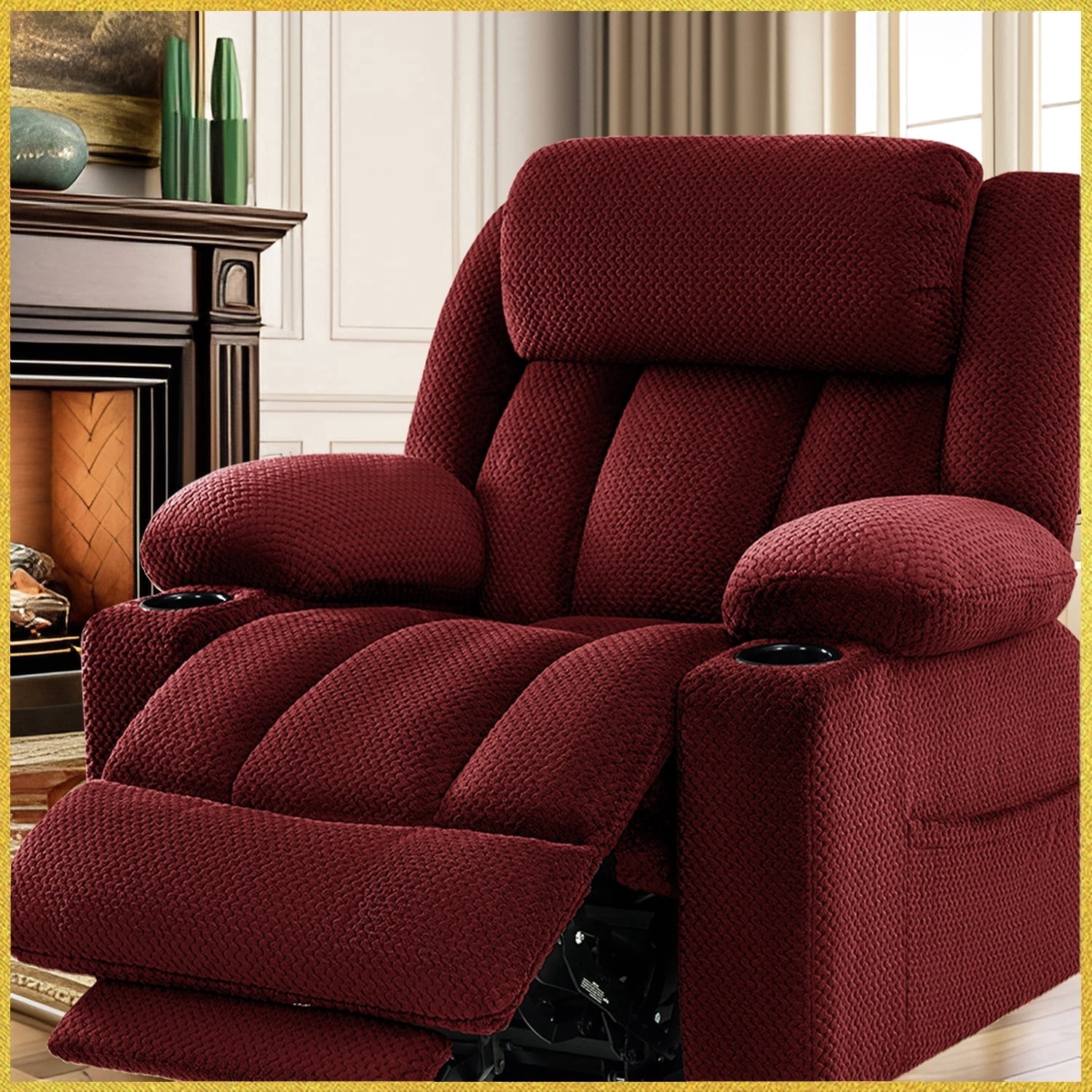 Triple Motor Large-Wide Power Lift Recliner Chair for Elderly Big and ...