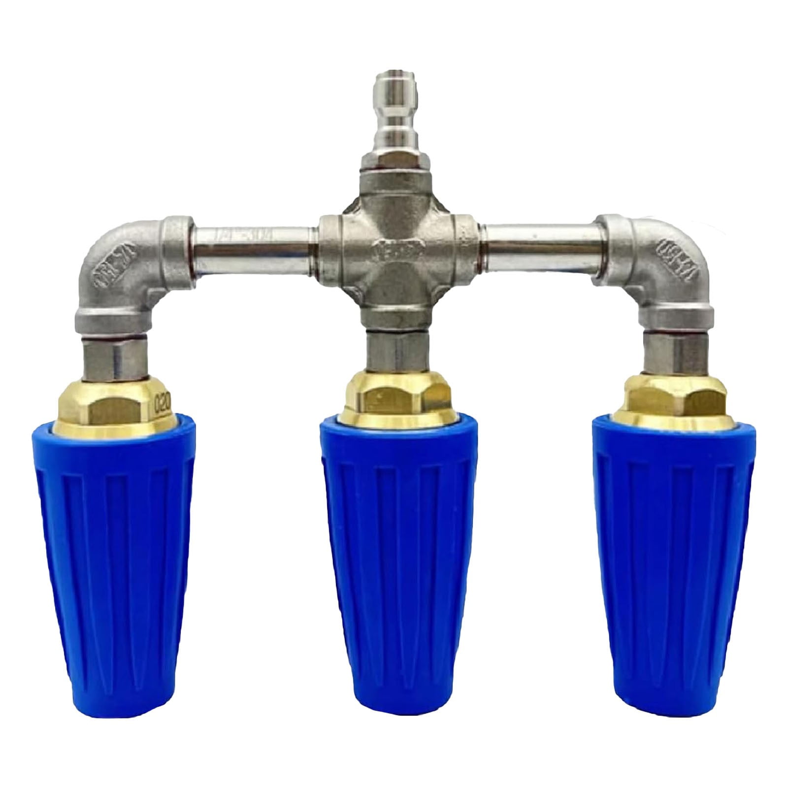 Triple Nozzle Pressure Washer Spray with Ceramic Core and 360 Rotating ...