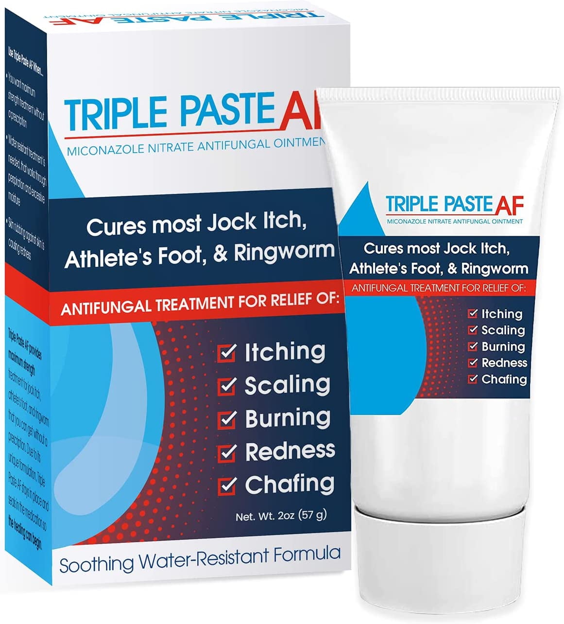 Triple Paste AF Antifungal Treatment Ointment, 2% Miconazole Nitrate ...