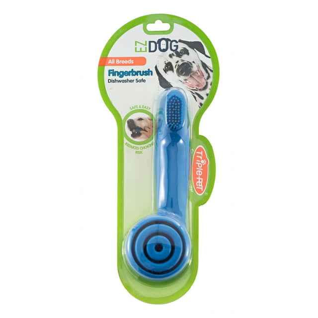 Triple Pet EZDOG Dog Finger Brush, Comfortable & Easy Dog Teeth ...