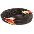 Triple RCA Cable 35' Left and Right Audio + Video - Walmart.com
