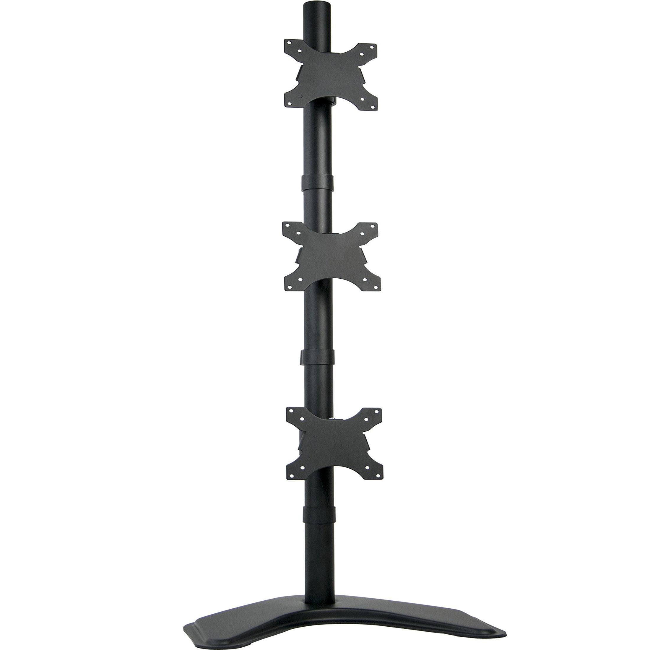 Triple Screen Height Adjustable LCD Monitor Mount for 27 Inch Displays ...