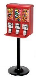 Triple Shop Gumball and Candy Machine RED - Walmart.com