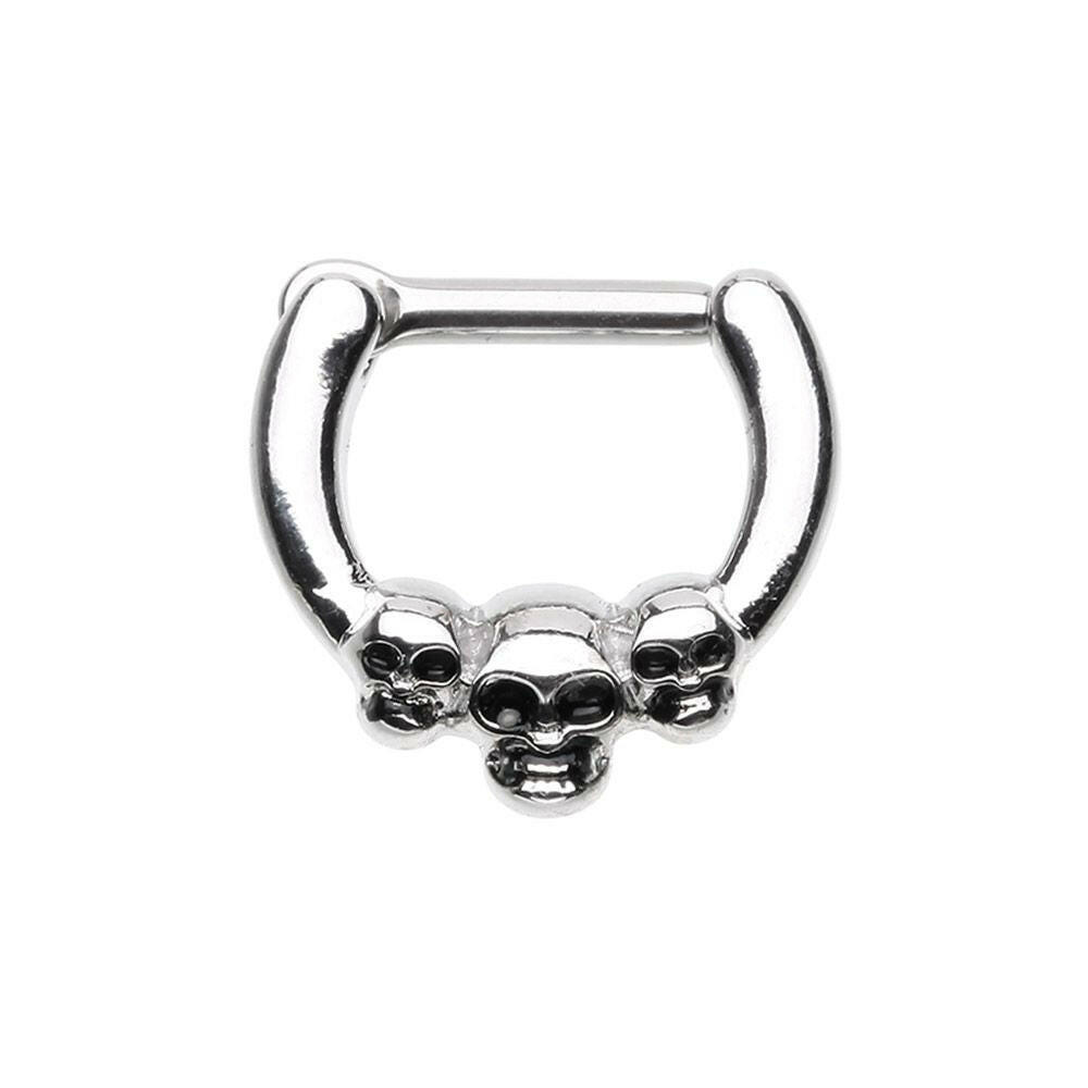 Triple Skull Head Septum Clicker - Walmart.com