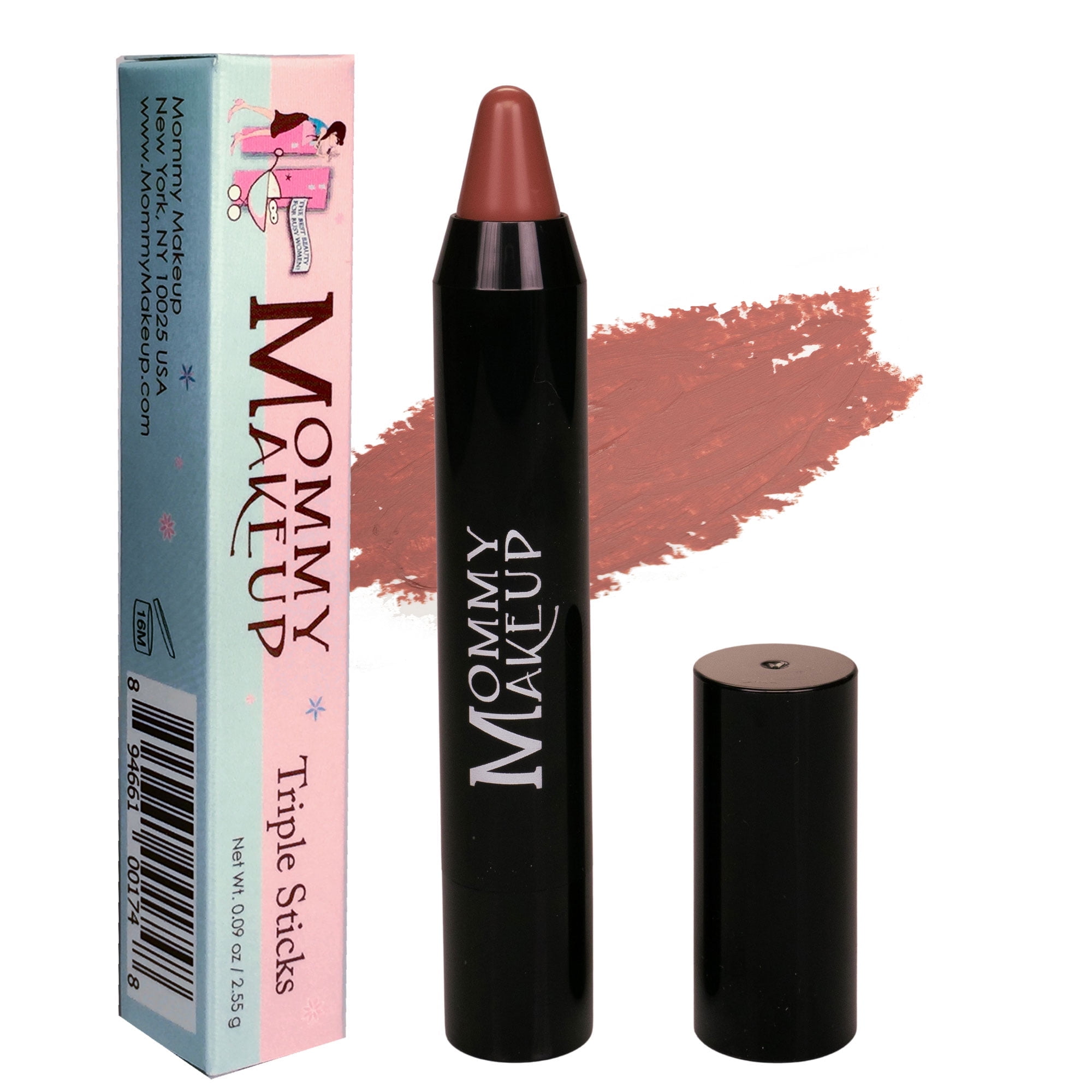 Triple Sticks Lipstick & Cream Blush - Moisturizing Multistick by Mommy ...