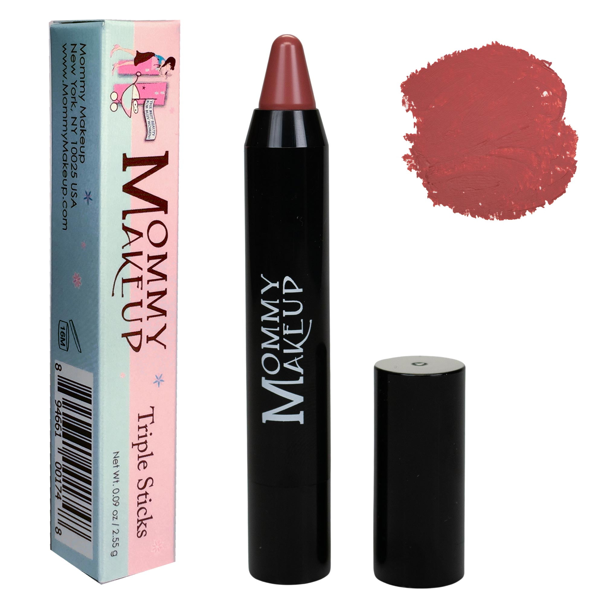 Triple Sticks Lipstick & Cream Blush - Moisturizing Multistick by Mommy ...