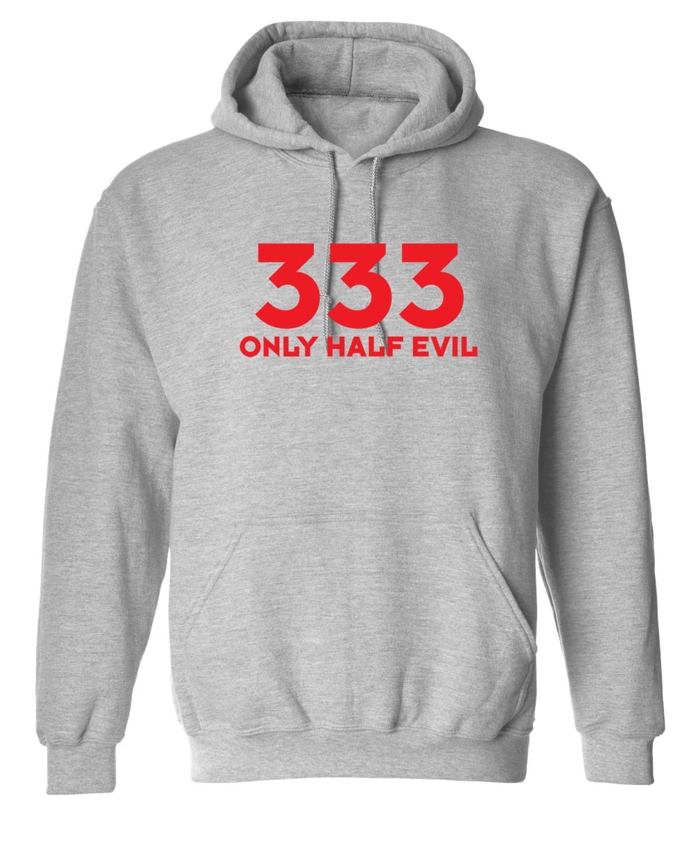 Triple Three Only Half Evil Sarcastic Novelty Gift Idea Adult Humor ...