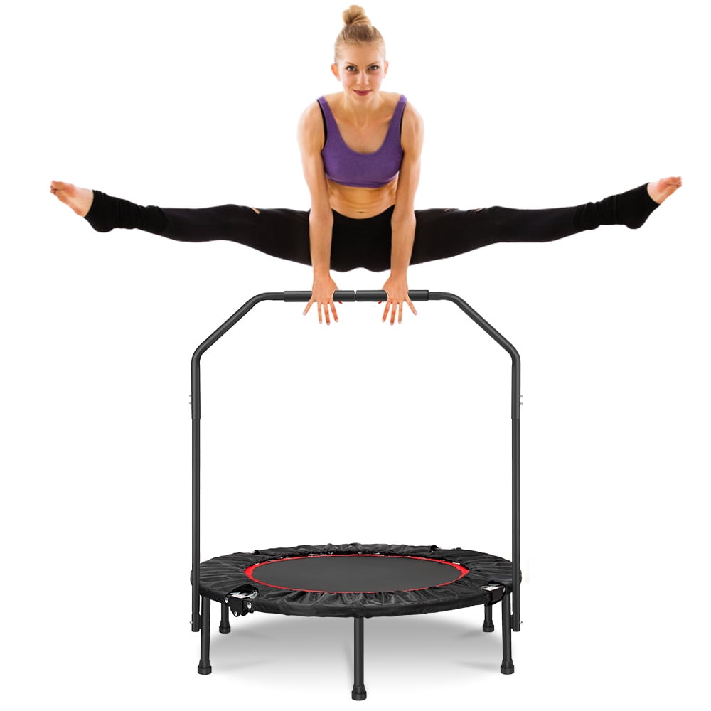 "Triple Tree 40"" Foldable Mini Trampoline, Indoor & Garden Workout ...