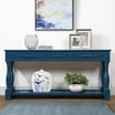 Kinbor Entryway Console Table, 60 Inch Sofa Table w/4 Drawers & Shelf ...
