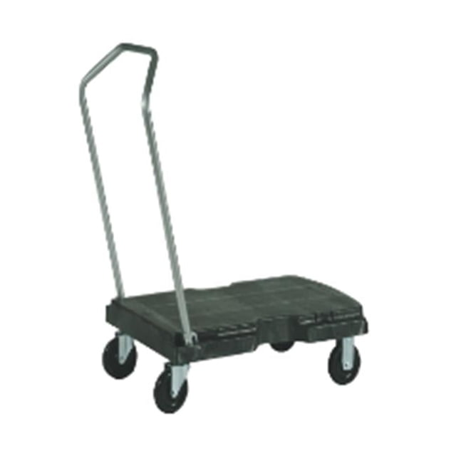 Triple Utility Trolley - Black - Walmart Business Supplies