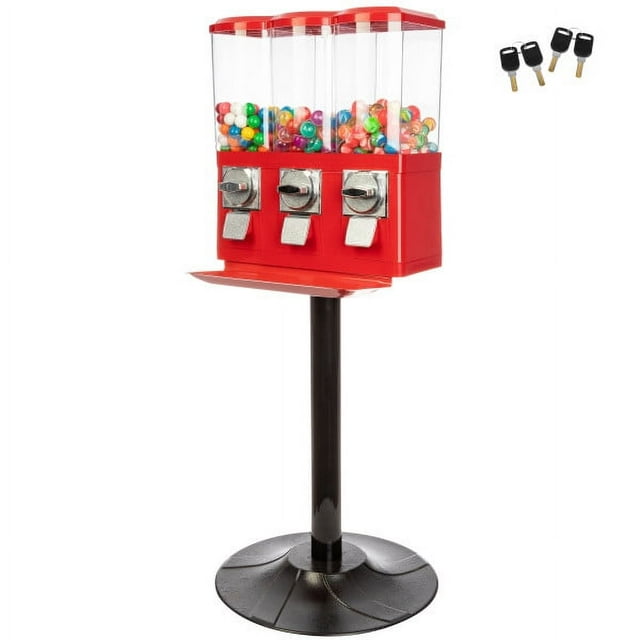 Triple Vending Machine Candy Dispenser, Red - Walmart.com