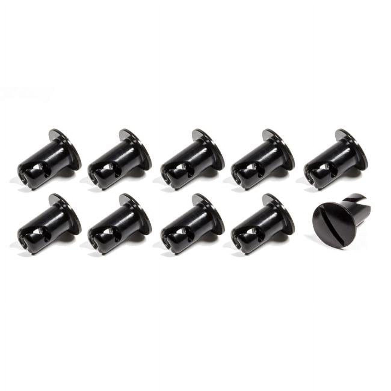 Triple X Race Components Aluminum 0.500 Oval Head Button - Black - Pack ...