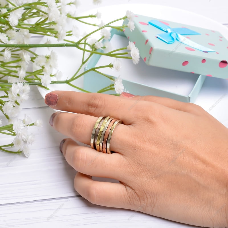 Triple tone spinner ring - Walmart.com