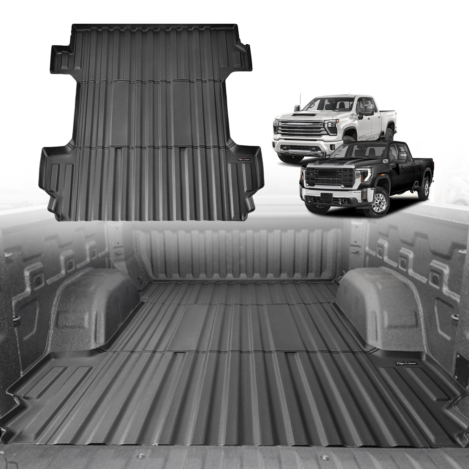 TripleAliners Truck Bed Mat for 2020-2024 Chevy Silverado/GMC Sierra ...