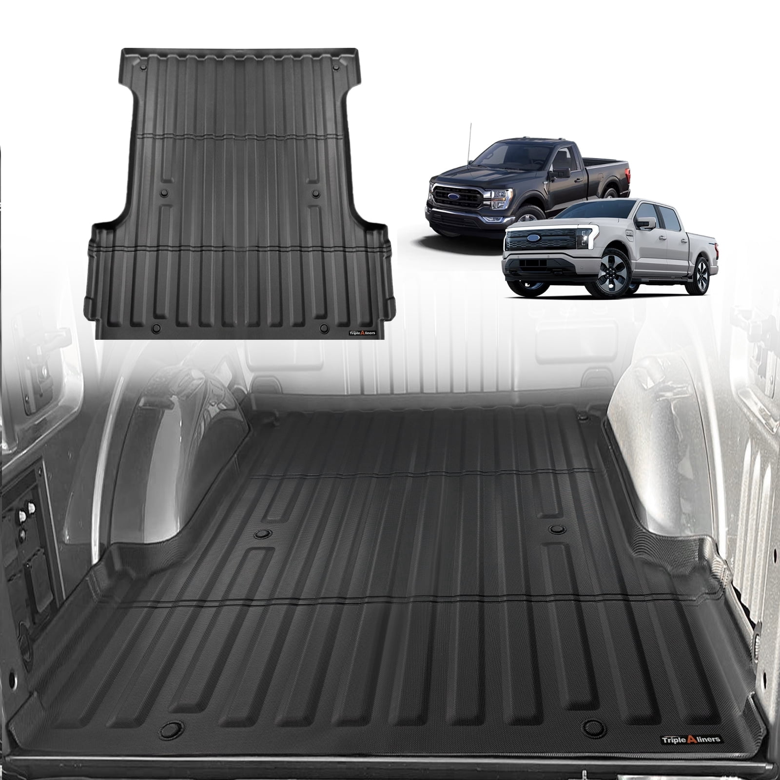 TripleAliners Truck Bed Mat for Ford F150 2015-2024 & Lightning 2022 ...