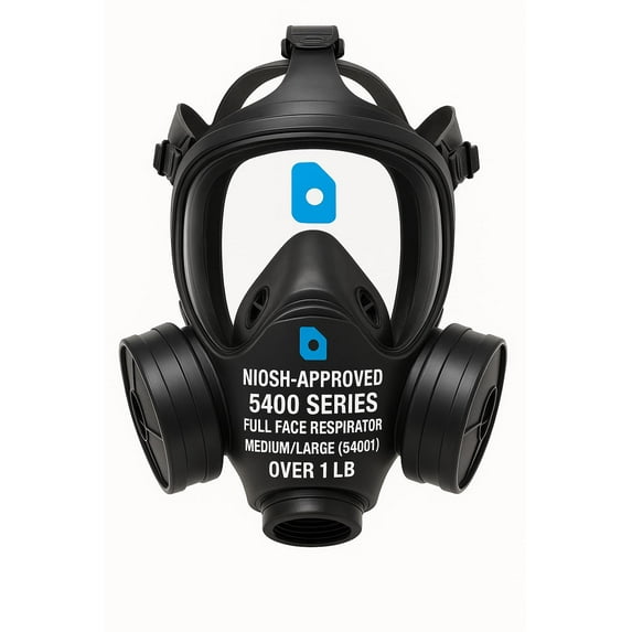 Triplenet Pricing 5400 Series NIOSH-Approved Full Facepiece Respirator ...
