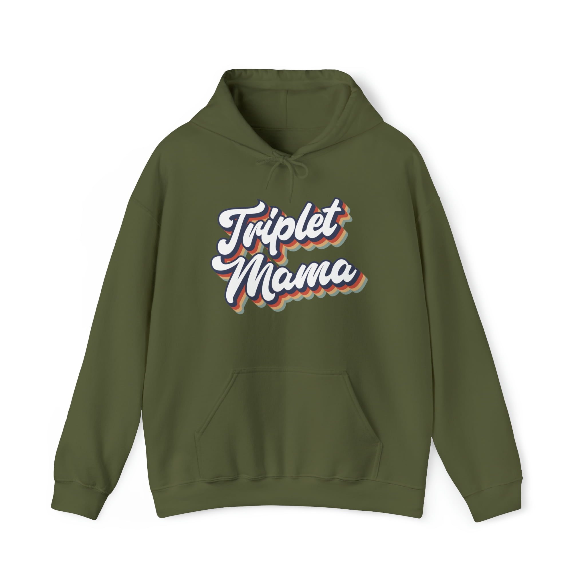 Triplet Mama Mom of Triplets Mommy Hoodie, Gifts, Hooded Sweatshirt ...