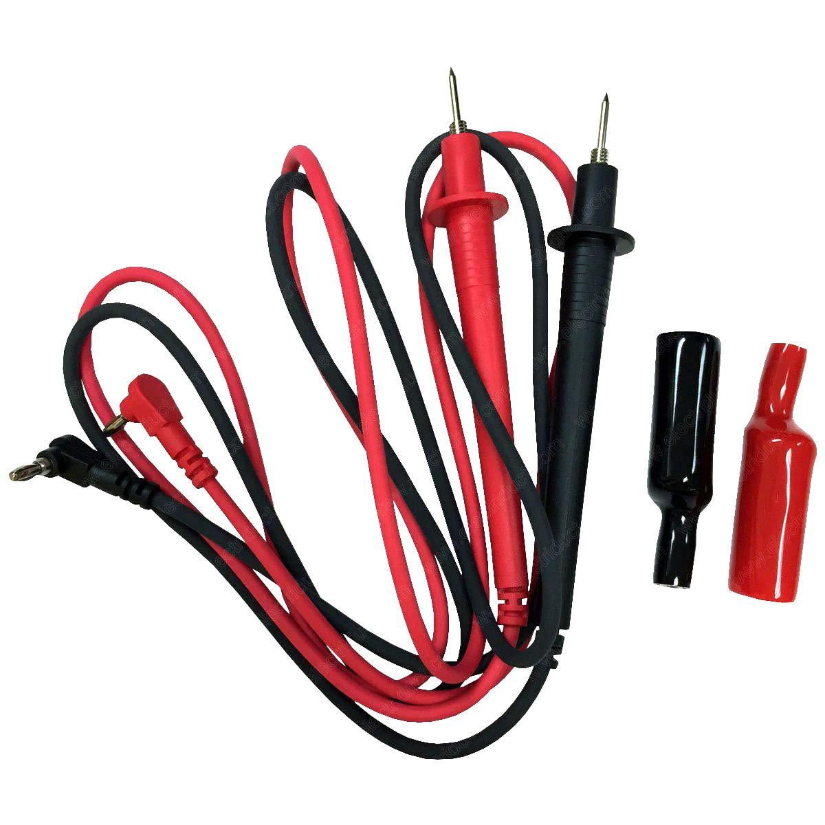 Triplett 42" Multimeter Test Leads with Mini-Banana Jacks and Insulated ...