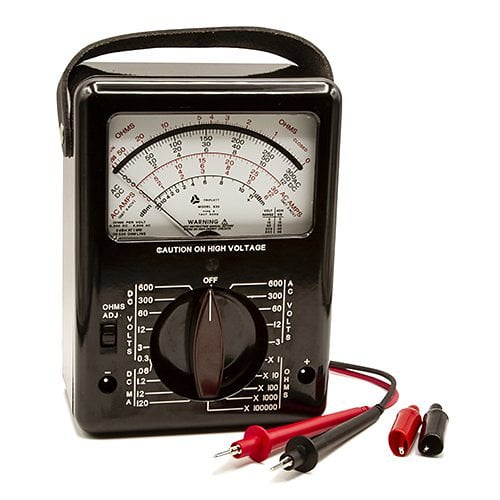 Triplett 630 Analog Multimeter AC/DC 600V - Walmart.com