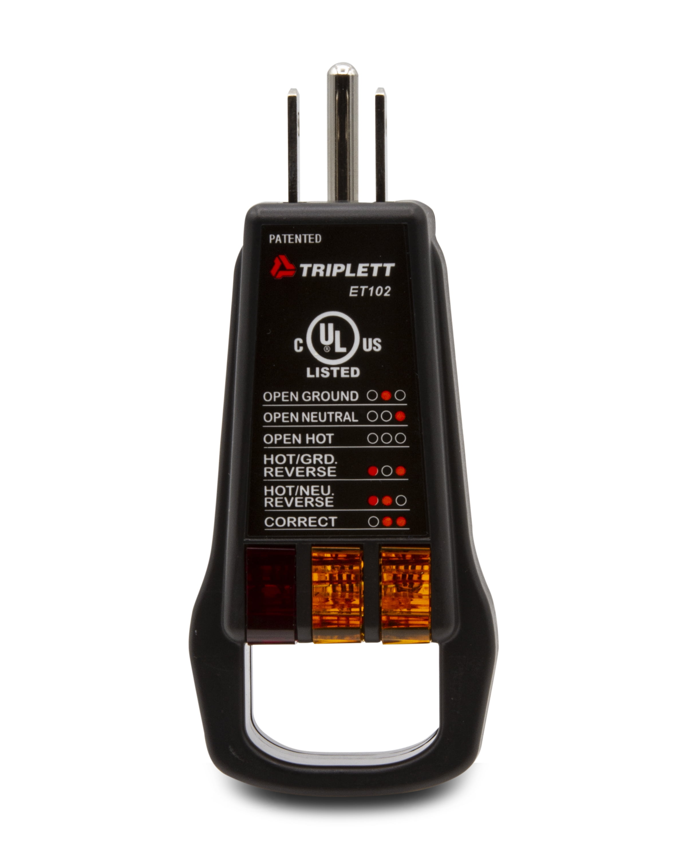 Triplett ET102, 120V Standard Circuit Tester "Circuit Tester" - Walmart.com