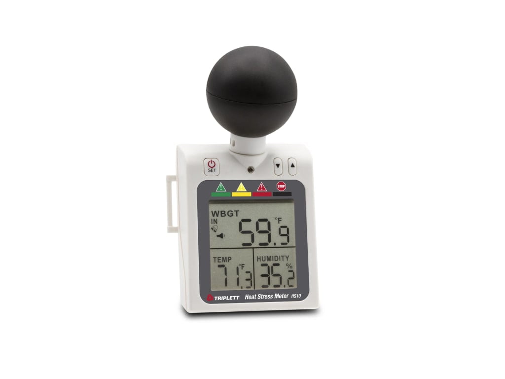 Triplett Heat Index Meter,Wet Bulb Globe,Plastic HS10 - Walmart.com