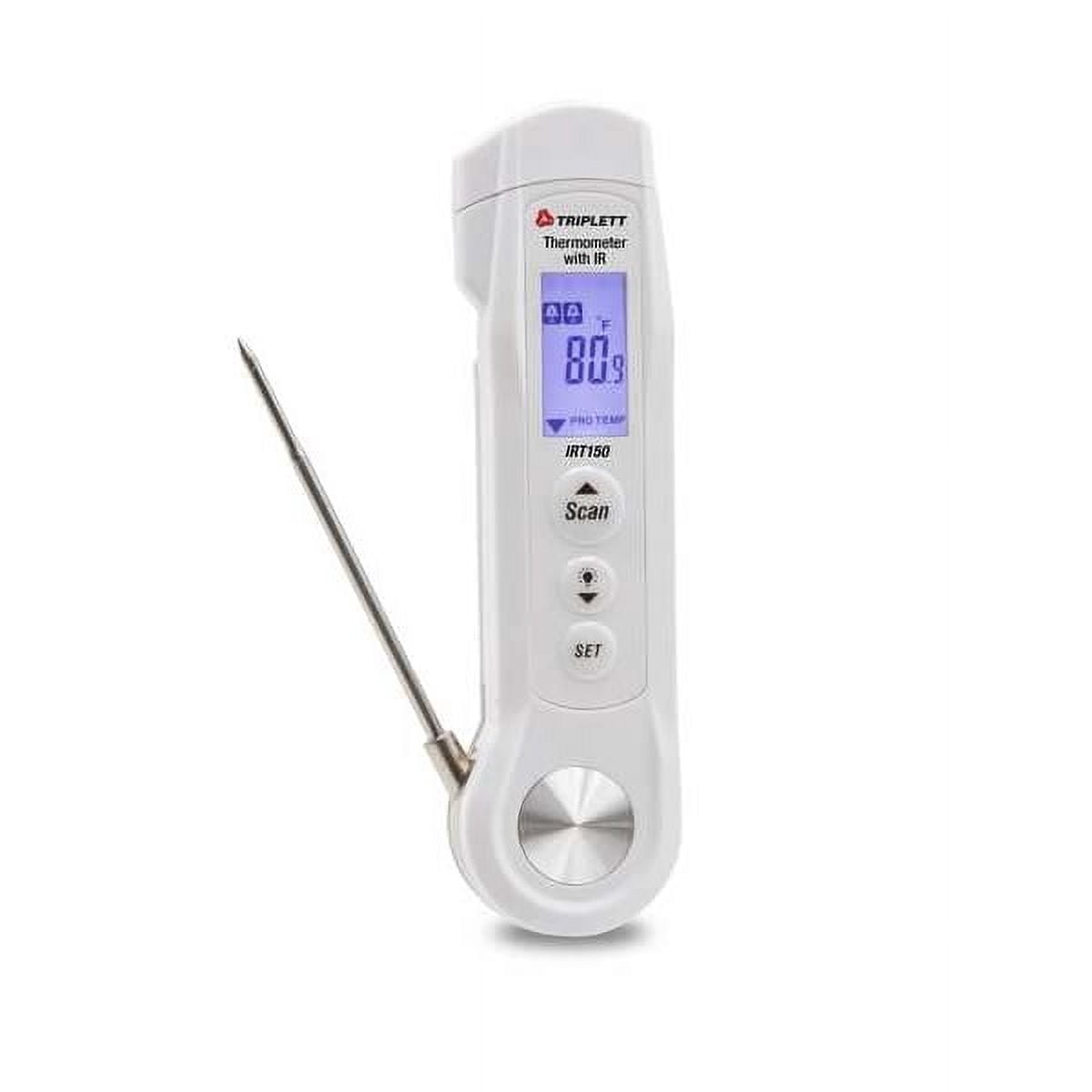 Triplett Stem Thermometer w/ IR For Food,3" Stem IRT150 - Walmart.com