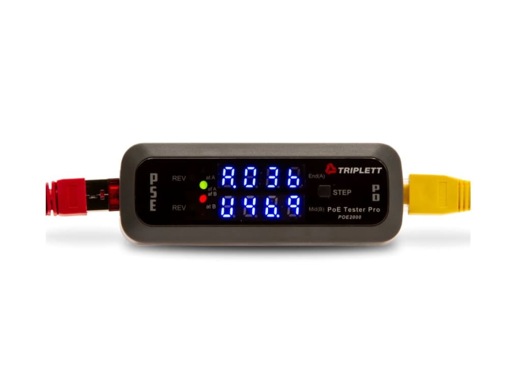 Triplett PoE (Power over Ethernet) Tester Pro POE2000 - Walmart.com