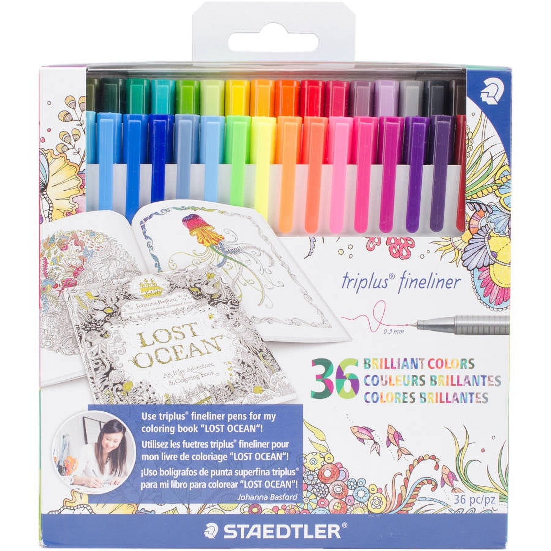 Triplus Fineliner Pens, 36pk, Multi - Walmart.com