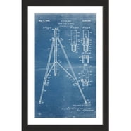 "Paint Brush 1873 Blueprint" Framed Painting Print - Walmart.com