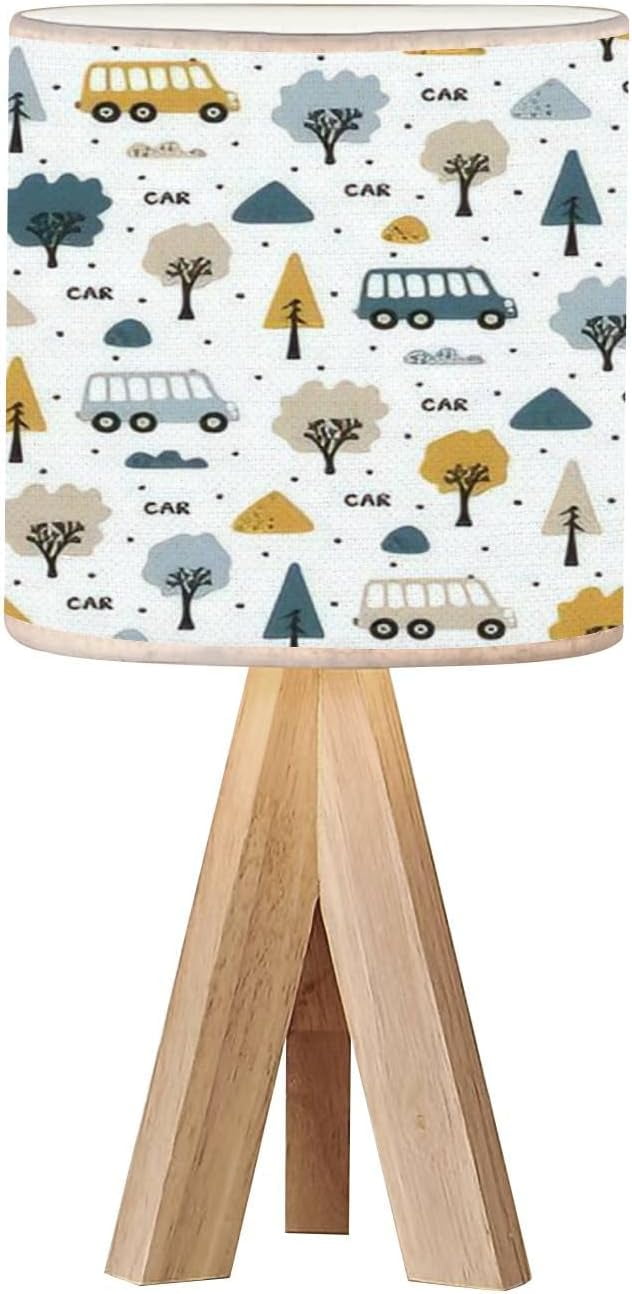 Tripod Bedside Desk Table Lamp Car Childrens Sightseeing Bus ...