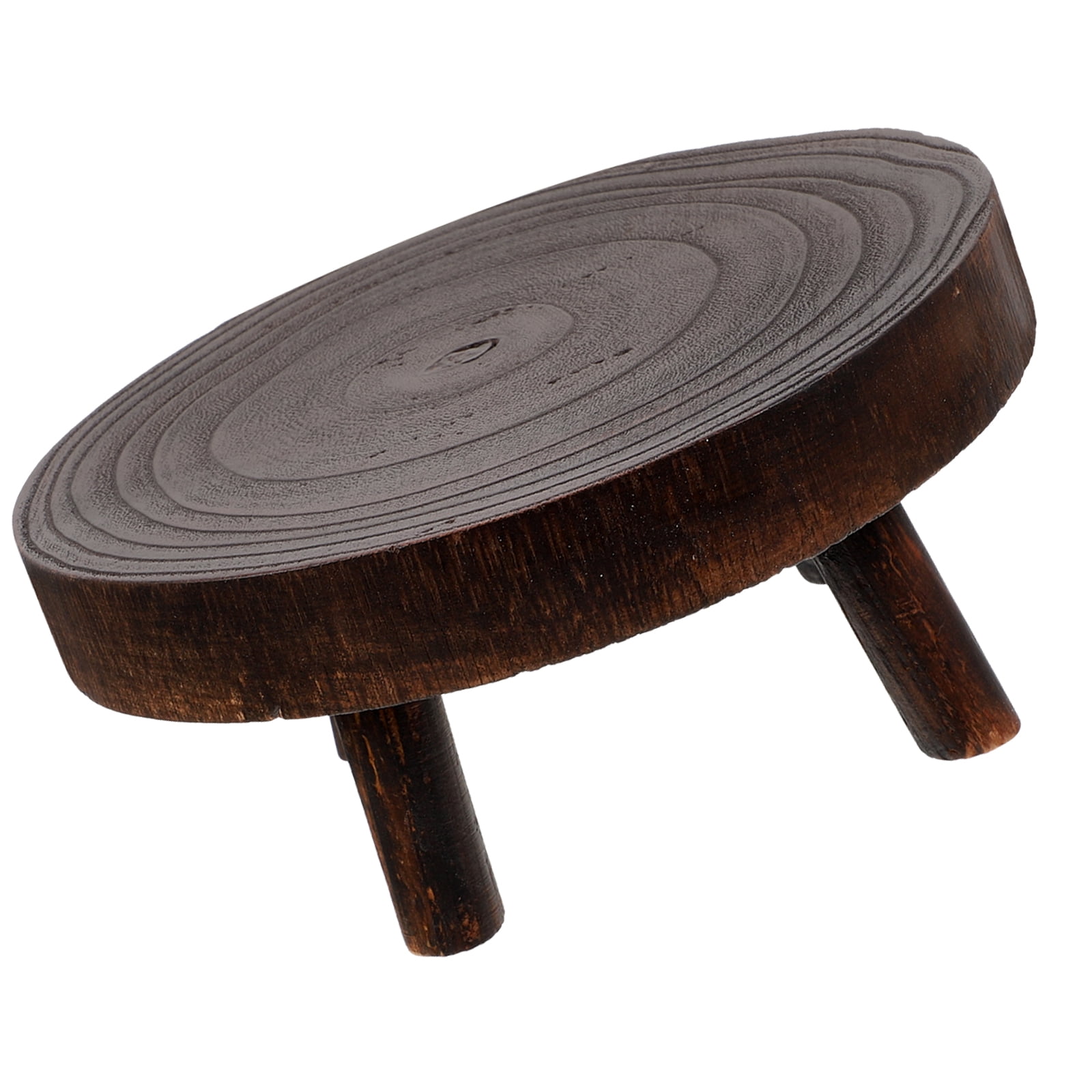 Tripod Cake Stand Indoor Plants Wood Step Stool Planter Holder Stand ...