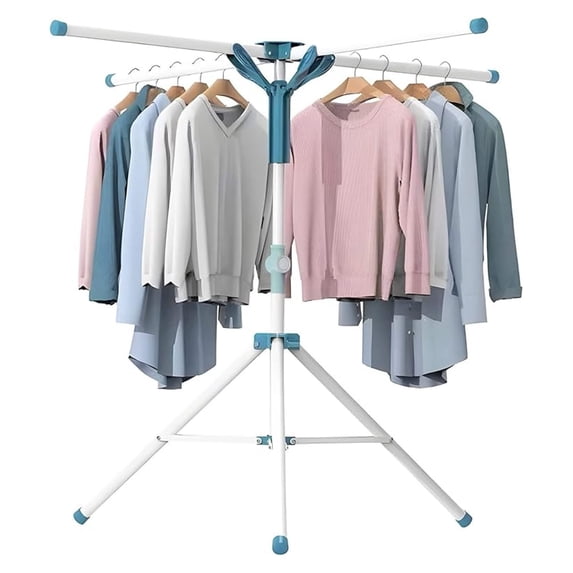 Tripod Clothes Drying Rack, Folding Laundry Rack Portable Indoor ...