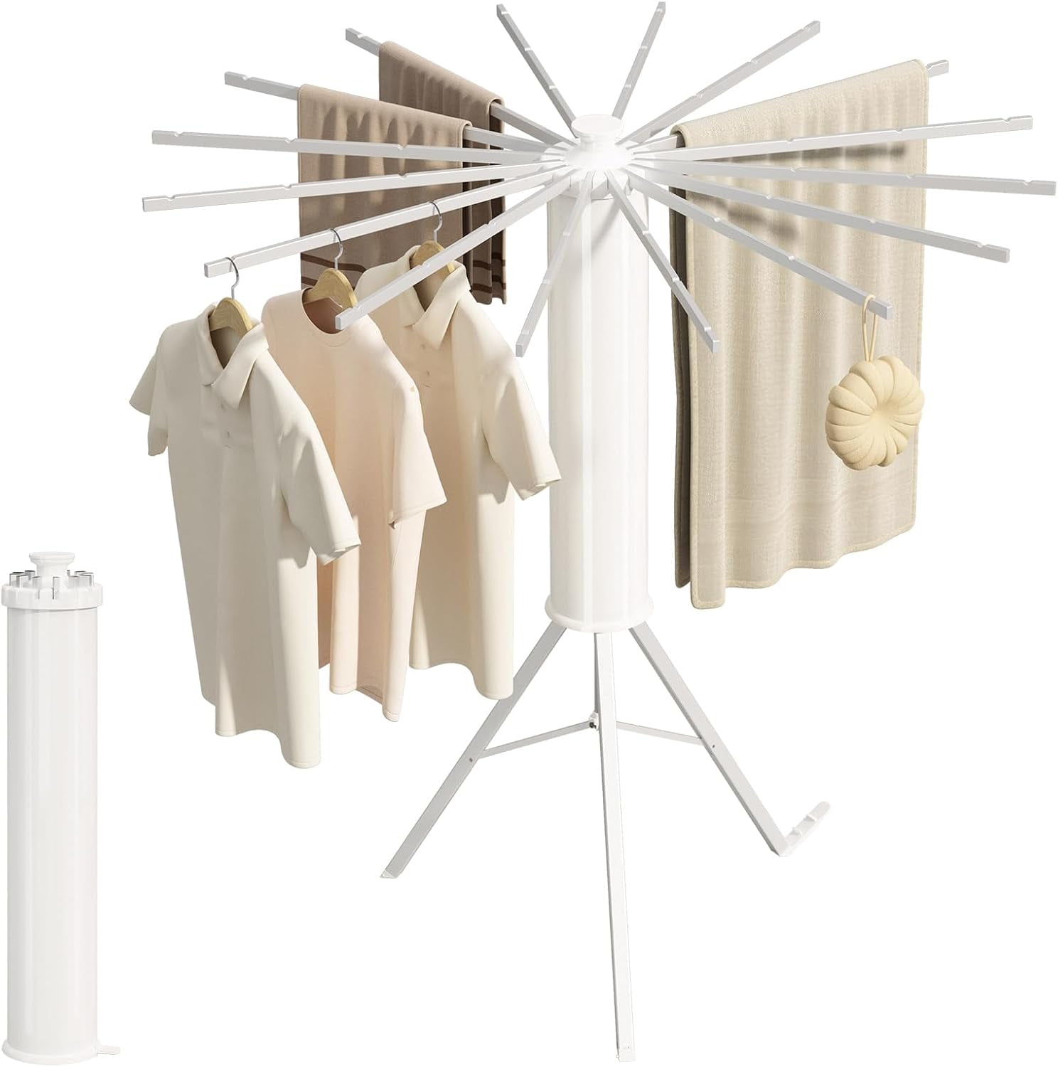Tripod Clothes Drying Rack, Octopus Drying Rack, Portable and Foldable ...