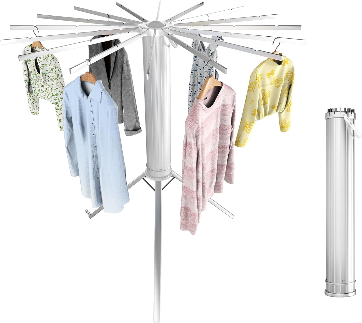 Tripod Clothes Drying Rack Portable, Collapsible Tripod Drying Rack ...