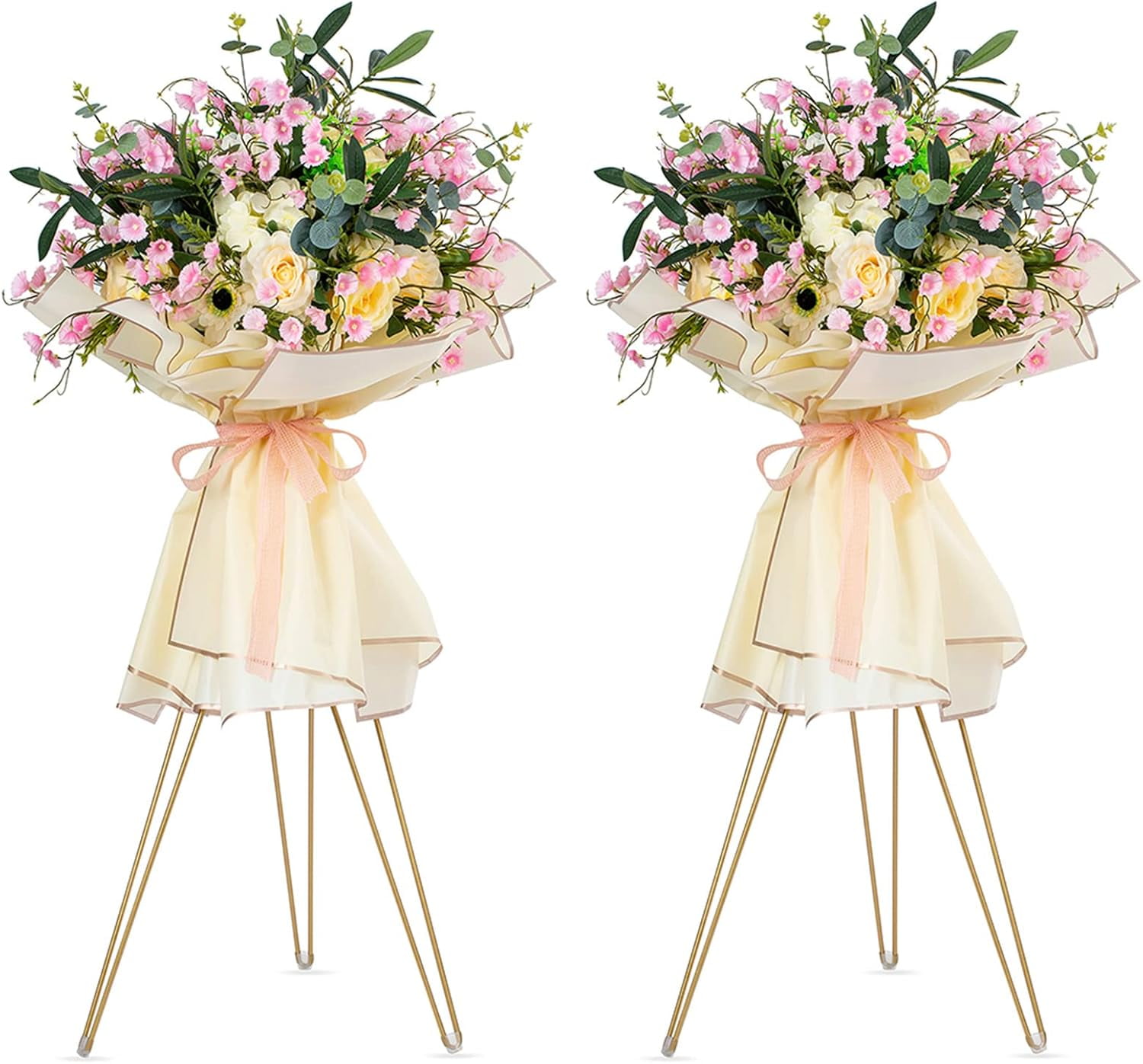 Tripod Flower Display Stand: 2 Pcs 31.5" Tall Wedding Opening Ceremony ...