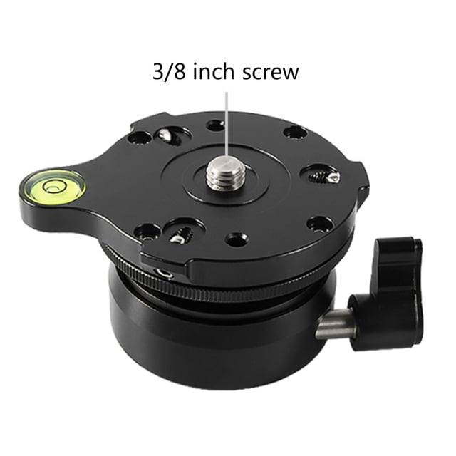 Tripod Leveling Base Half Ball Quick Tilted up and Down 15 Degrees Any ...