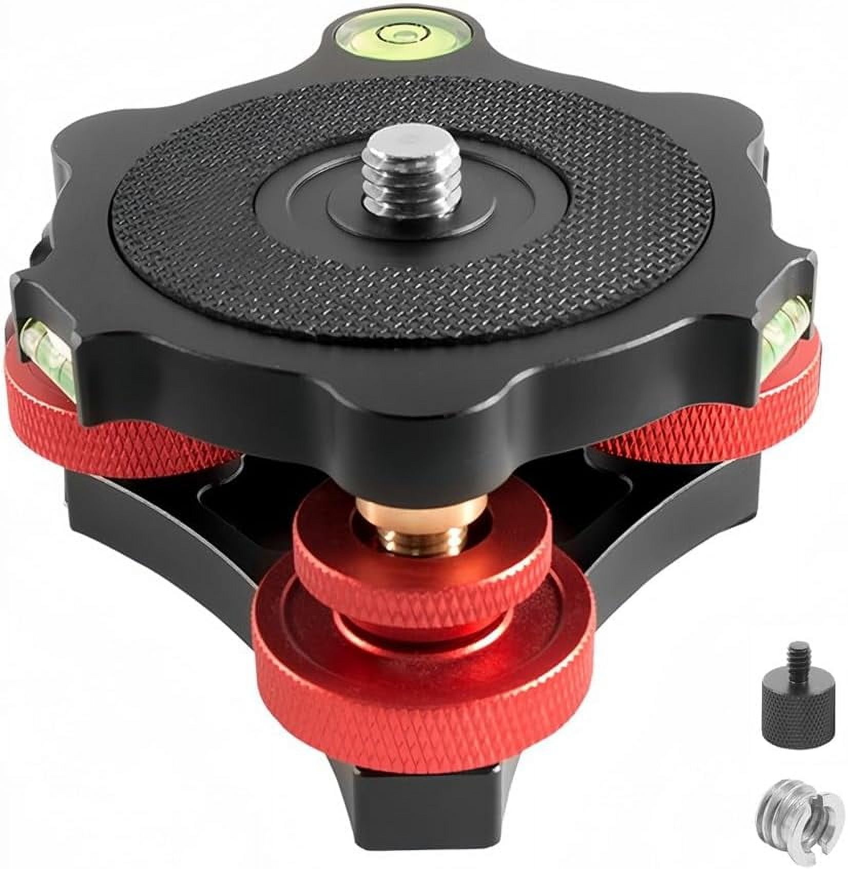 Tripod Leveling Head Camera Tripod Leveler Base with +/-5 Degree ...