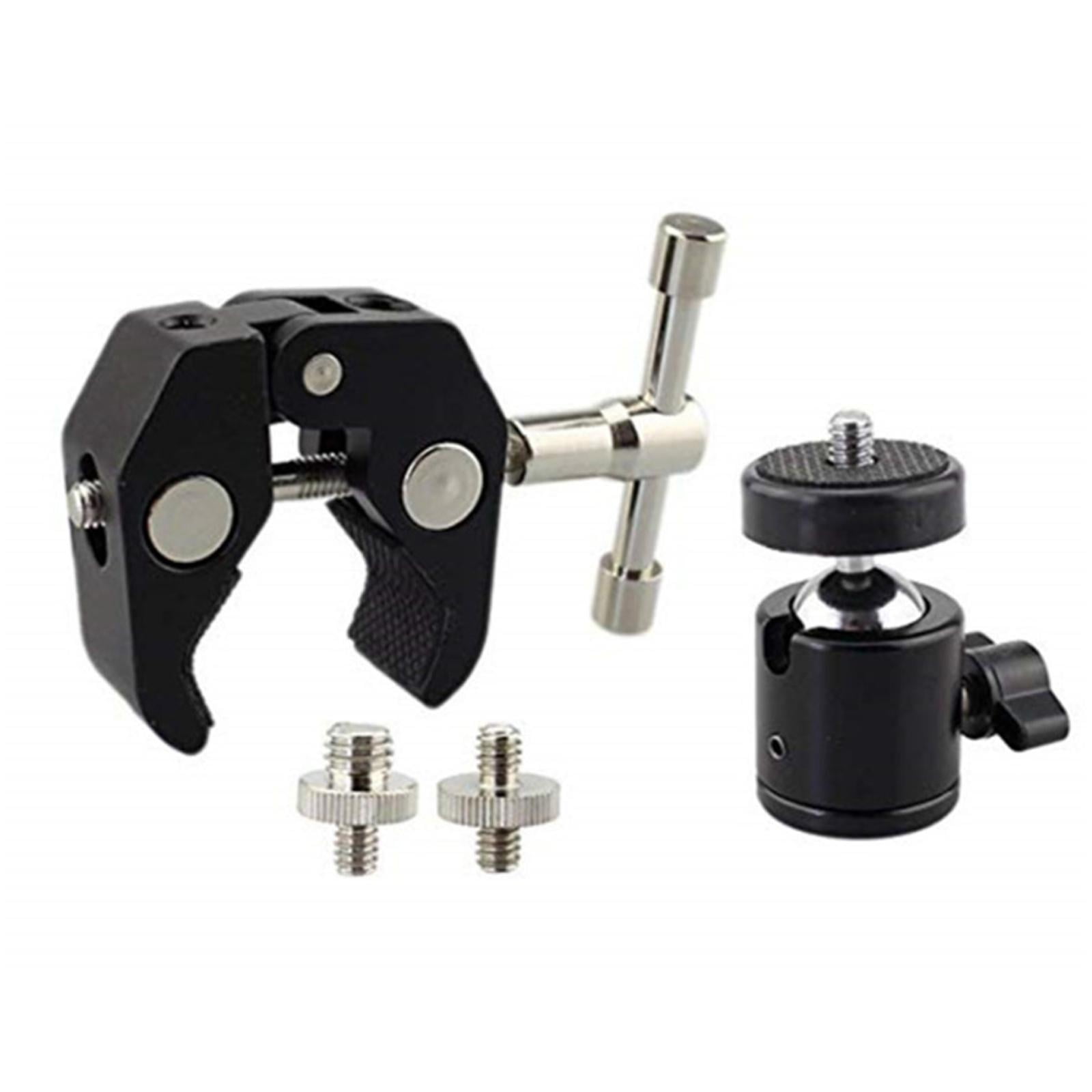 Tripod Mount with 360° Rotatable Ball Head Super Clamp for DSLR Camera ...