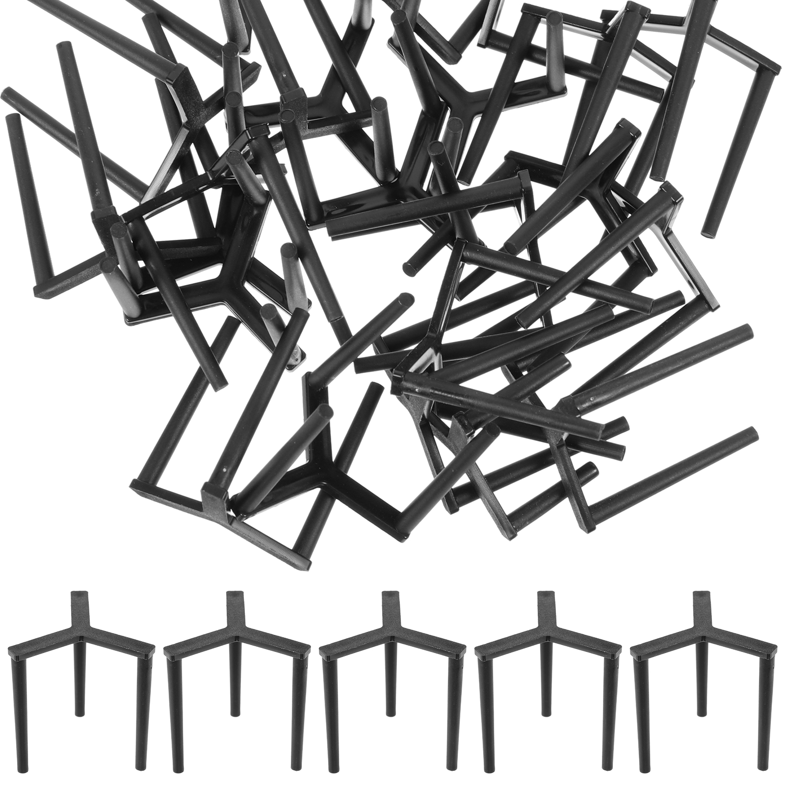 Tripod Pizza Stand Anti- Brackets Plastic Stack Serving Stands Box ...