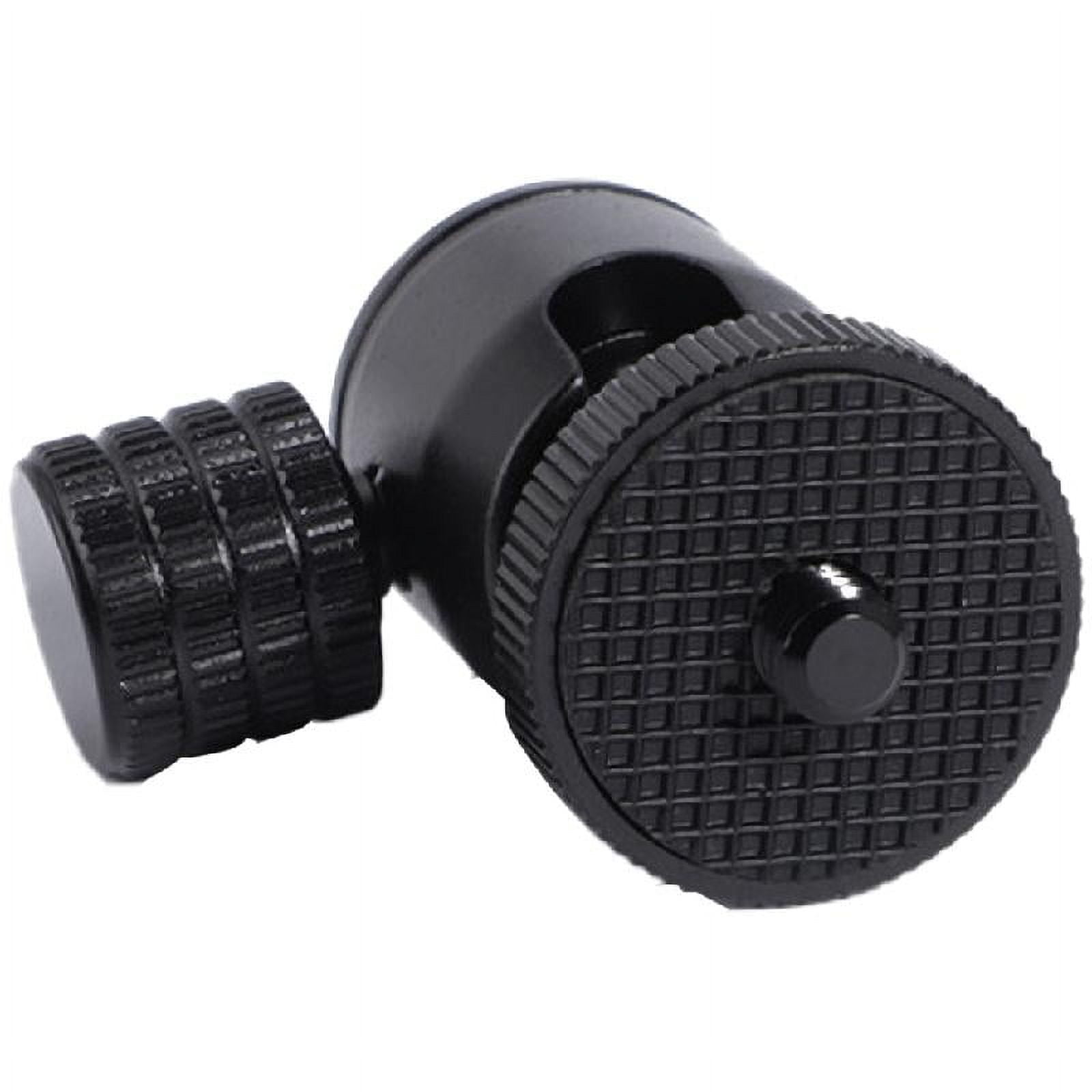 Tripod Round Head 360 Panoramic Metal Quick Release Plate 1/4" Screw ...