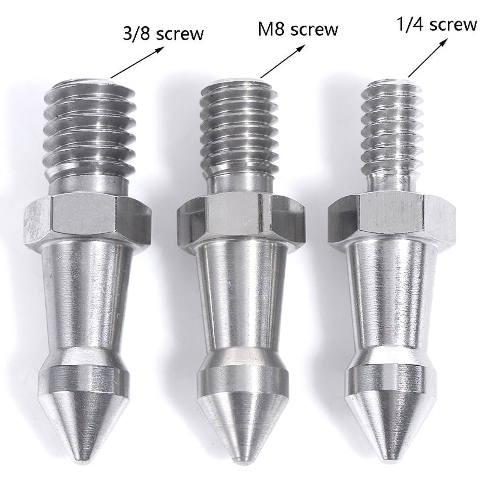 Tripod Spike 1/4 3/8 M8 Inch Camera Monopod Feet Screw Fixed ...